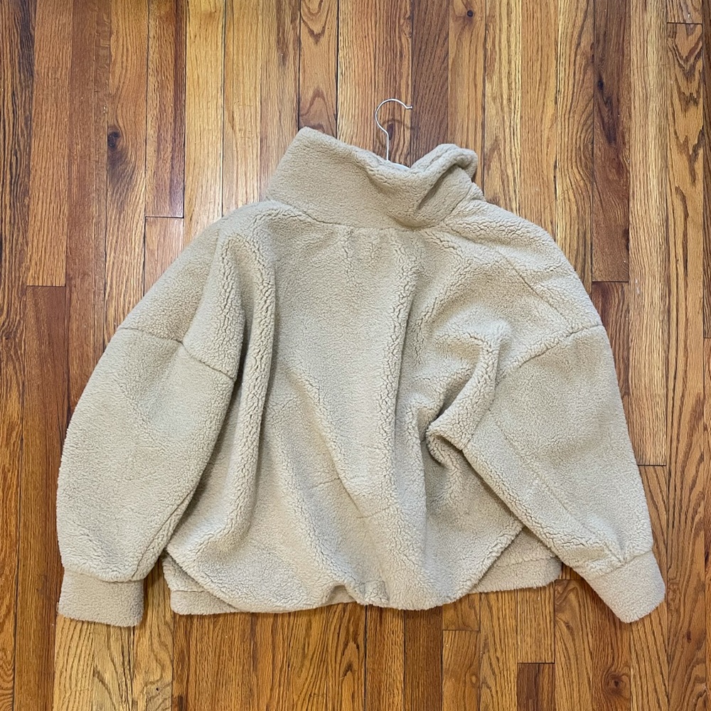 Urban Outfitters Oversized Teddy Jacket - Gem